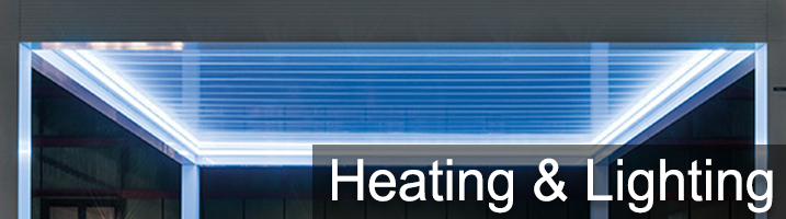 Awning Lighting & Heating Systems | from Samson Awnings