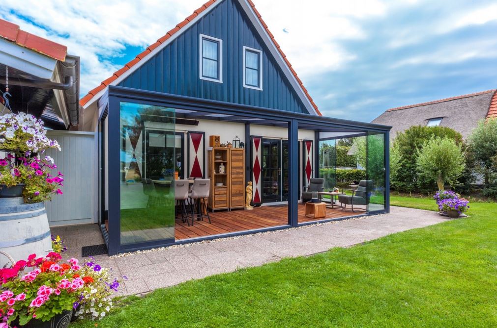 Glass Verandas | Bespoke Glass Veranda with Optional Glass Sides