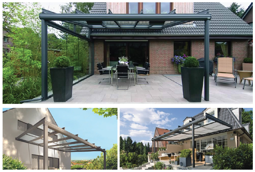 Glass and Polycarbonate Veranda Prices | Aluminium Veranda Price Examples