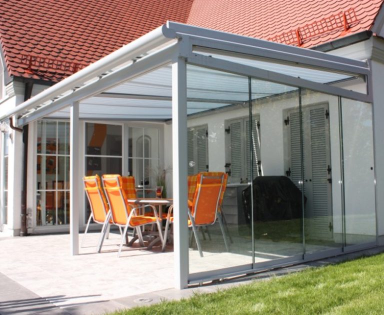 Glass Veranda | Bespoke Glass Verandas with Optional Glass Sides ...