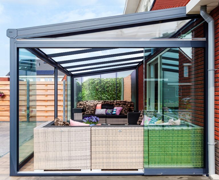 Glass Veranda | Bespoke Glass Verandas with Optional Glass Sides ...
