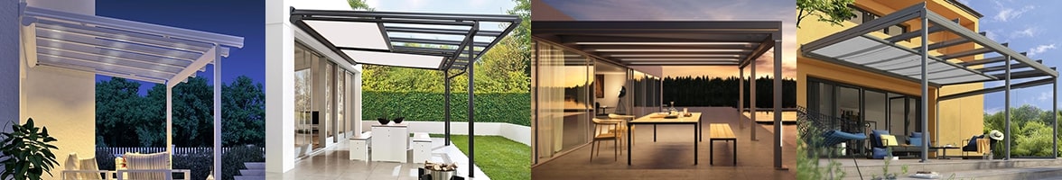 Glass and Polycarbonate Veranda Prices | Aluminium Veranda Price Examples