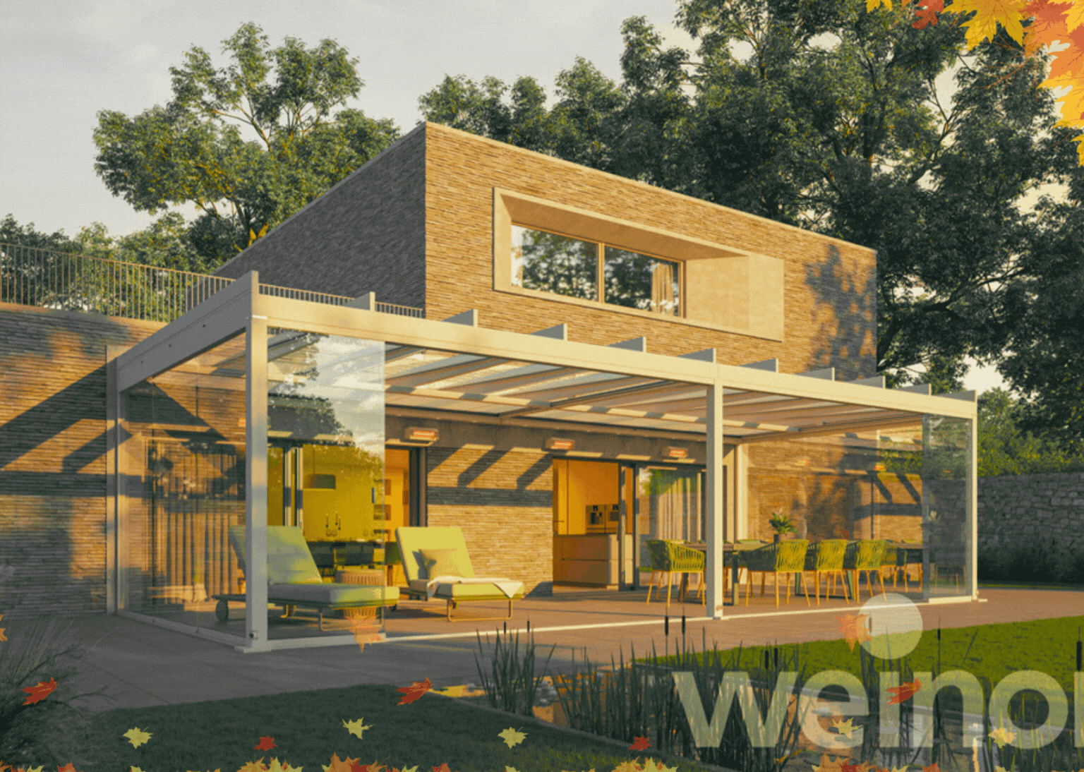 Glass Veranda | Bespoke Glass Verandas with Optional Glass Sides ...